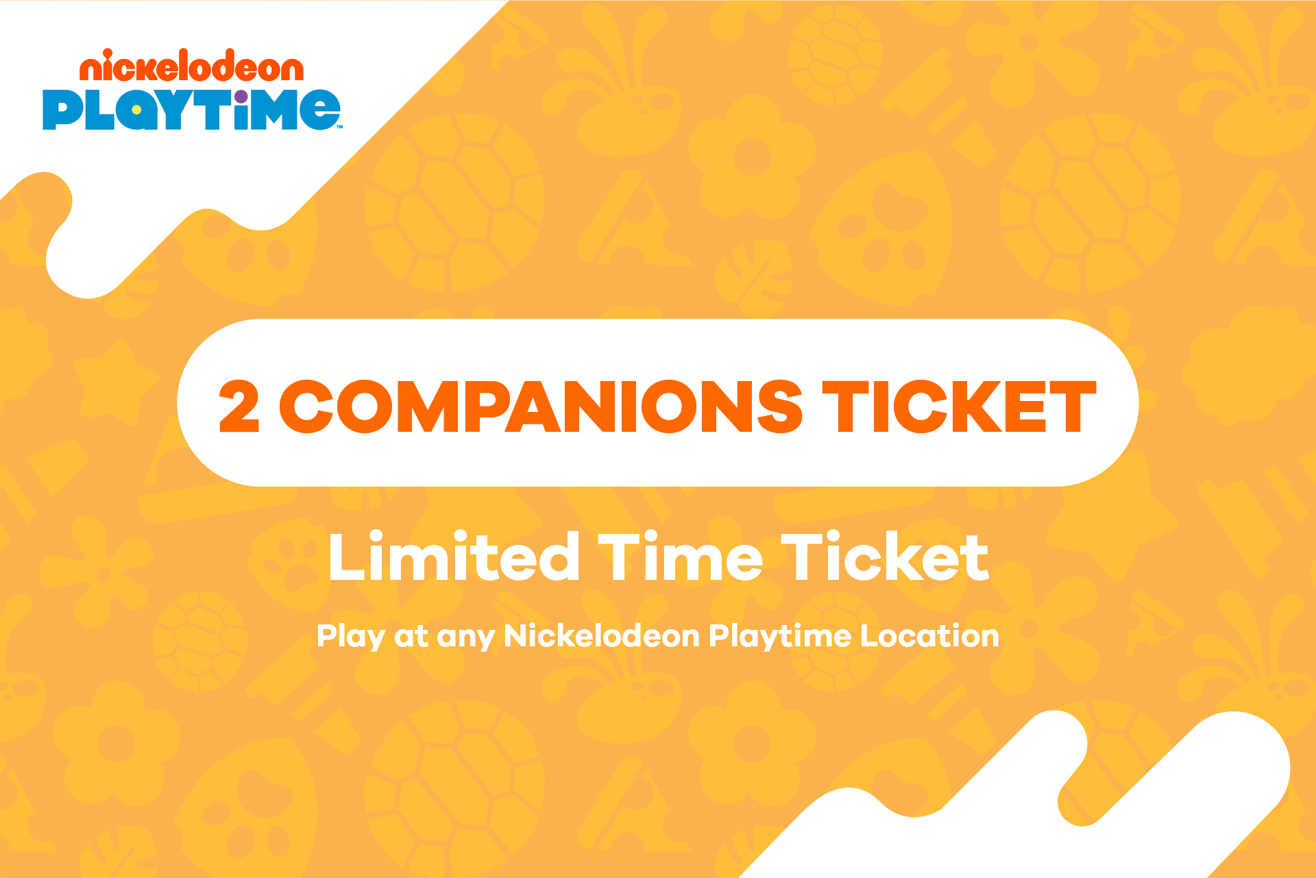 Tickets & Passes-Nickelodeon Playtime