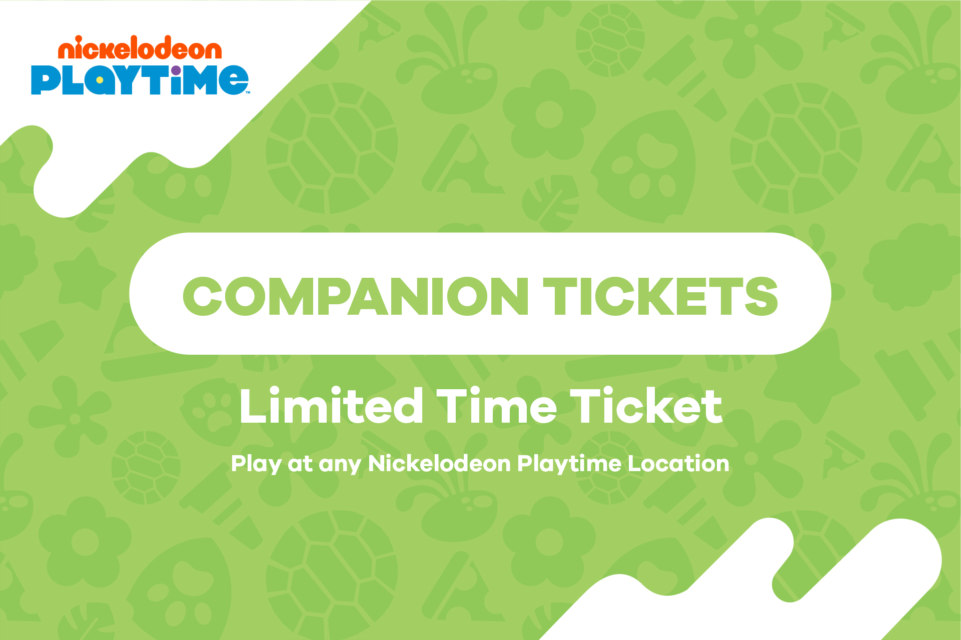 Tickets & Passes-Nickelodeon Playtime